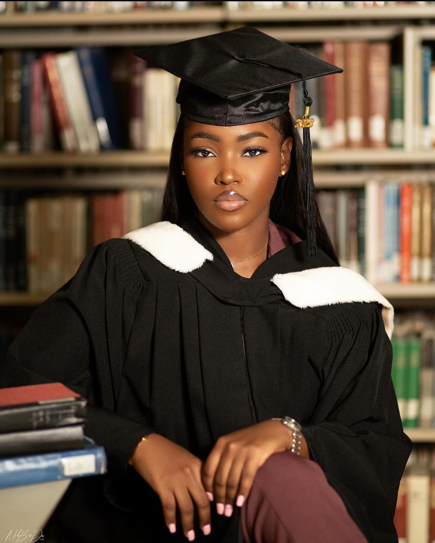 Michelle, the daughter of Mercy Aigbe, celebrates her graduation from a ...